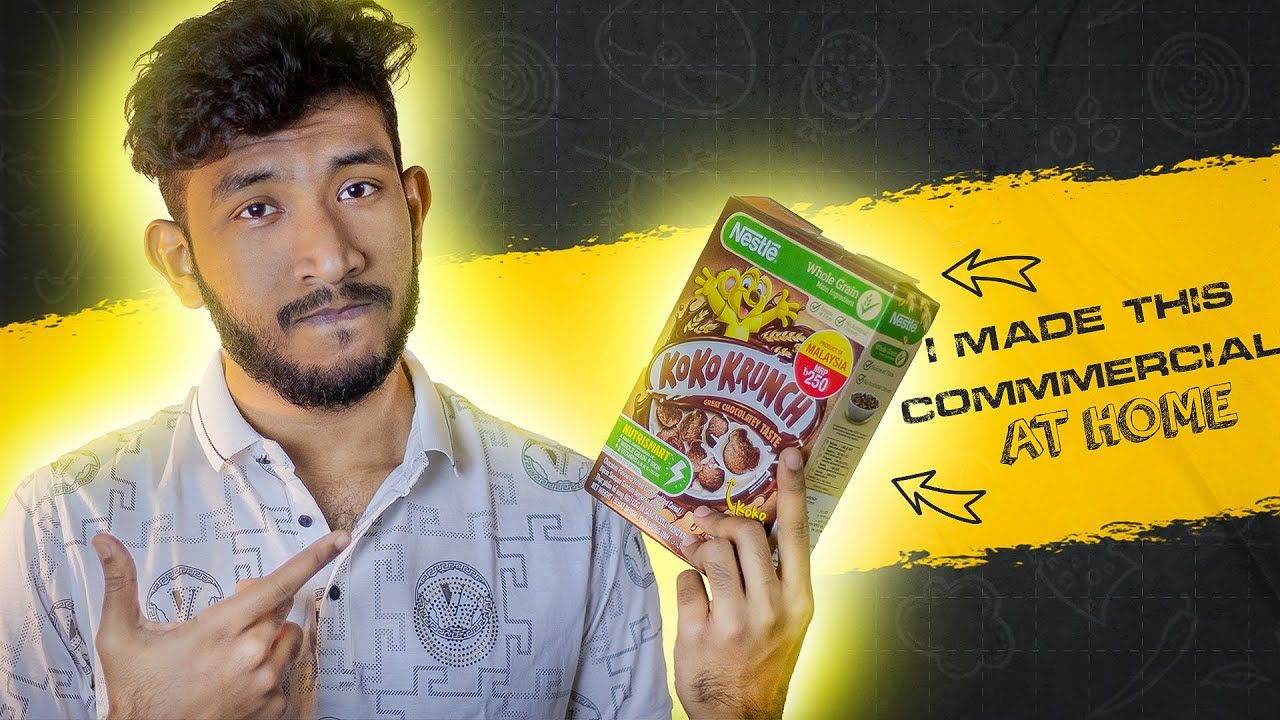 Make A Commercial At Home | Behind The Scene - YouTube