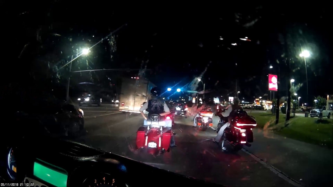 Eastsiders MC night ride from dragstrip - YouTube