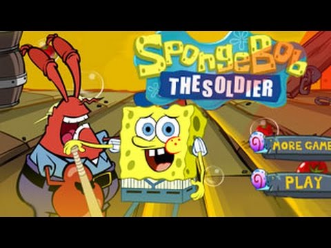 SpongeBob The Soldier Leve01- Leve18 Walkthrough - YouTube