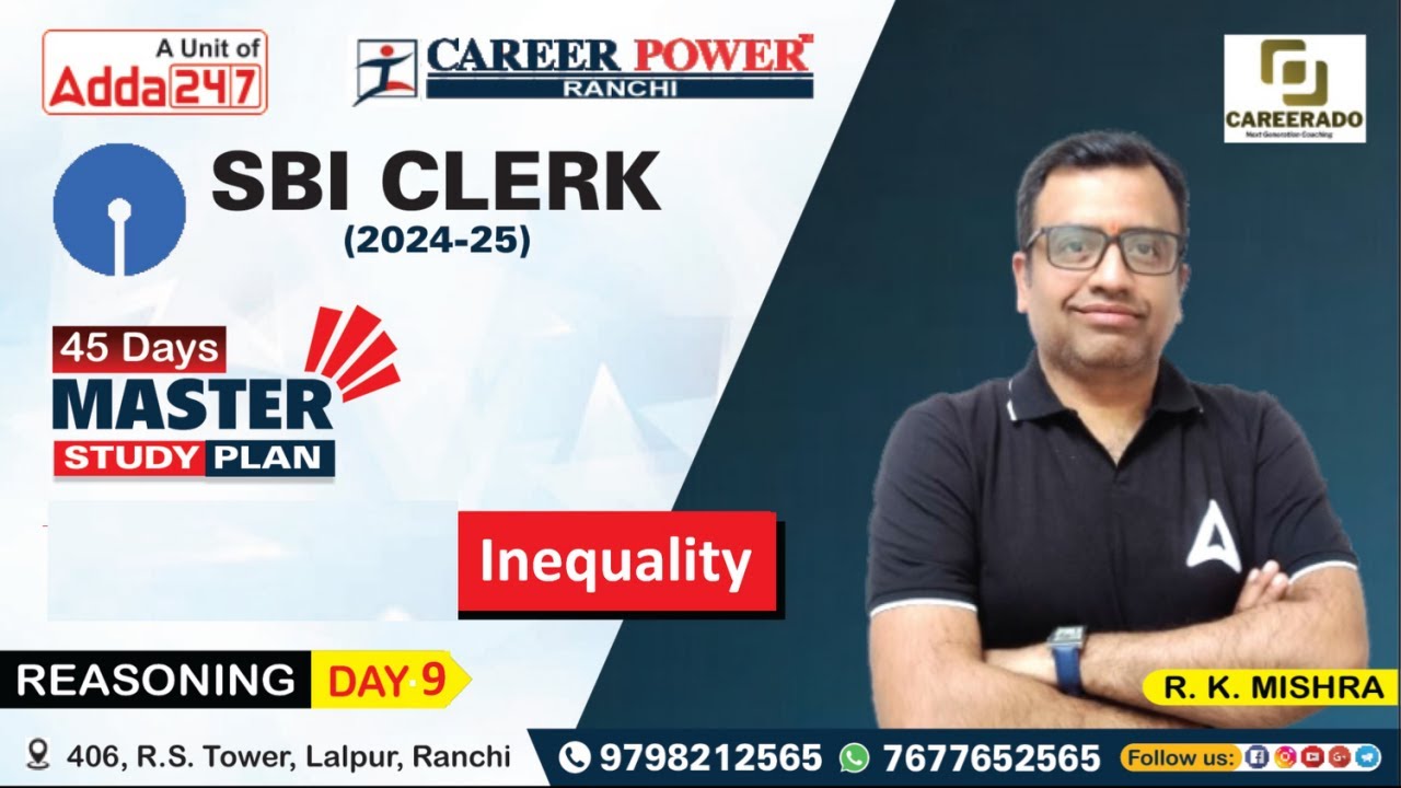 Complete Inequality in Reasoning: Basic Concepts | Banking Exams ...
