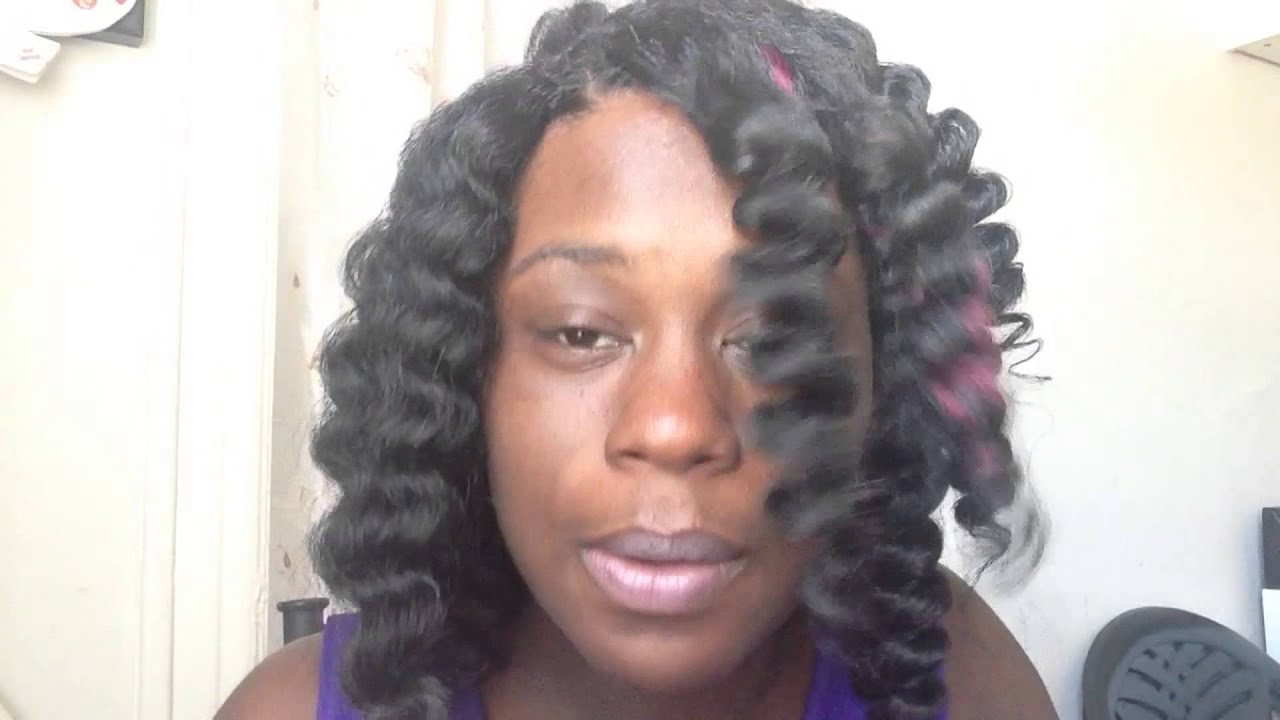 Crochet Brids: Part 2; perm rod set using Kanekalon 'Braid Now' hair: protective style - YouTube