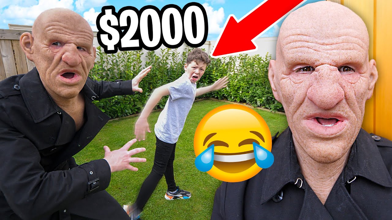 $2000 REALISTIC mask PRANK on little brother (it worked).. - YouTube
