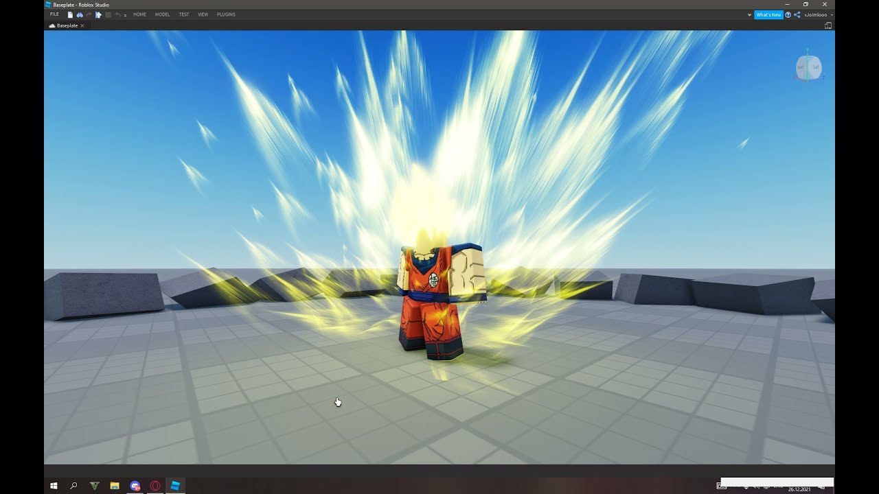 super saiyan jin [roblox studio] - YouTube