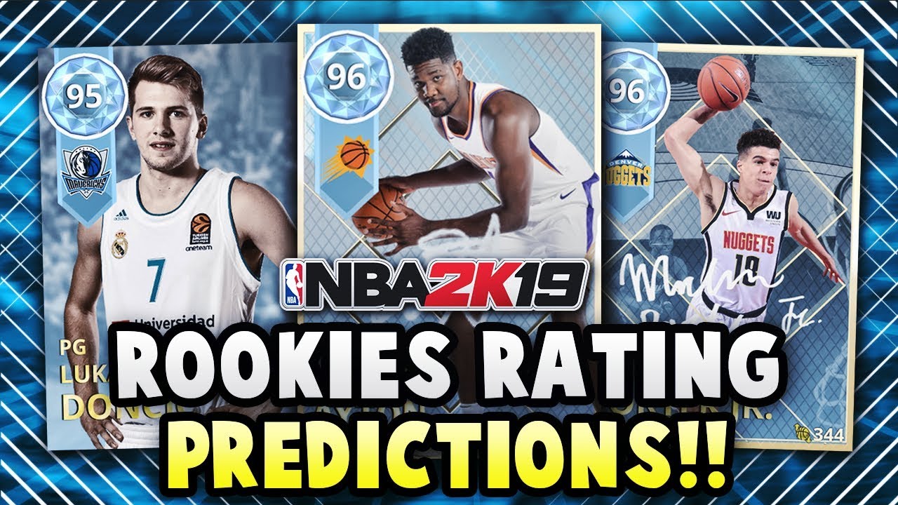 NBA 2K19 MyTEAM ROOKIE PLAYER RATINGS PREDICTIONS!! *TOP 10 PICKS ...