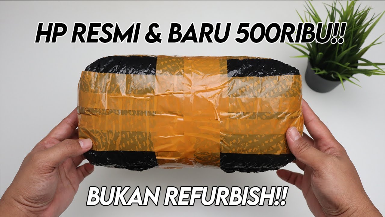 Unboxing HP Baru Fitur Lengkap & Resmi udah 4G Cuma 500 Ribu tok ...