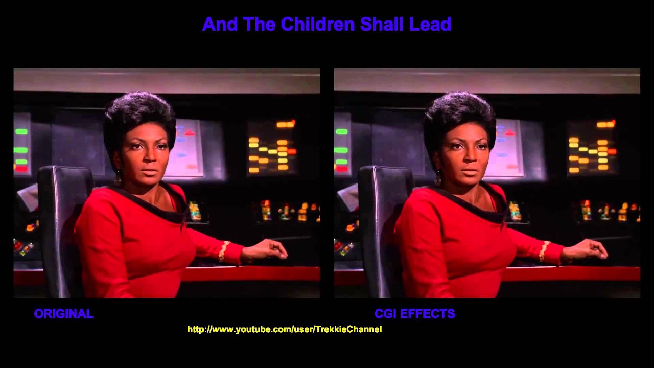 Star Trek - And the Children Shall Lead - visual effects comparison ...