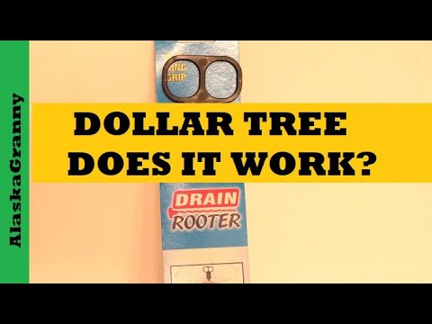 Dollar Tree Drain Rooter Remove Clogs Does It Work - YouTube