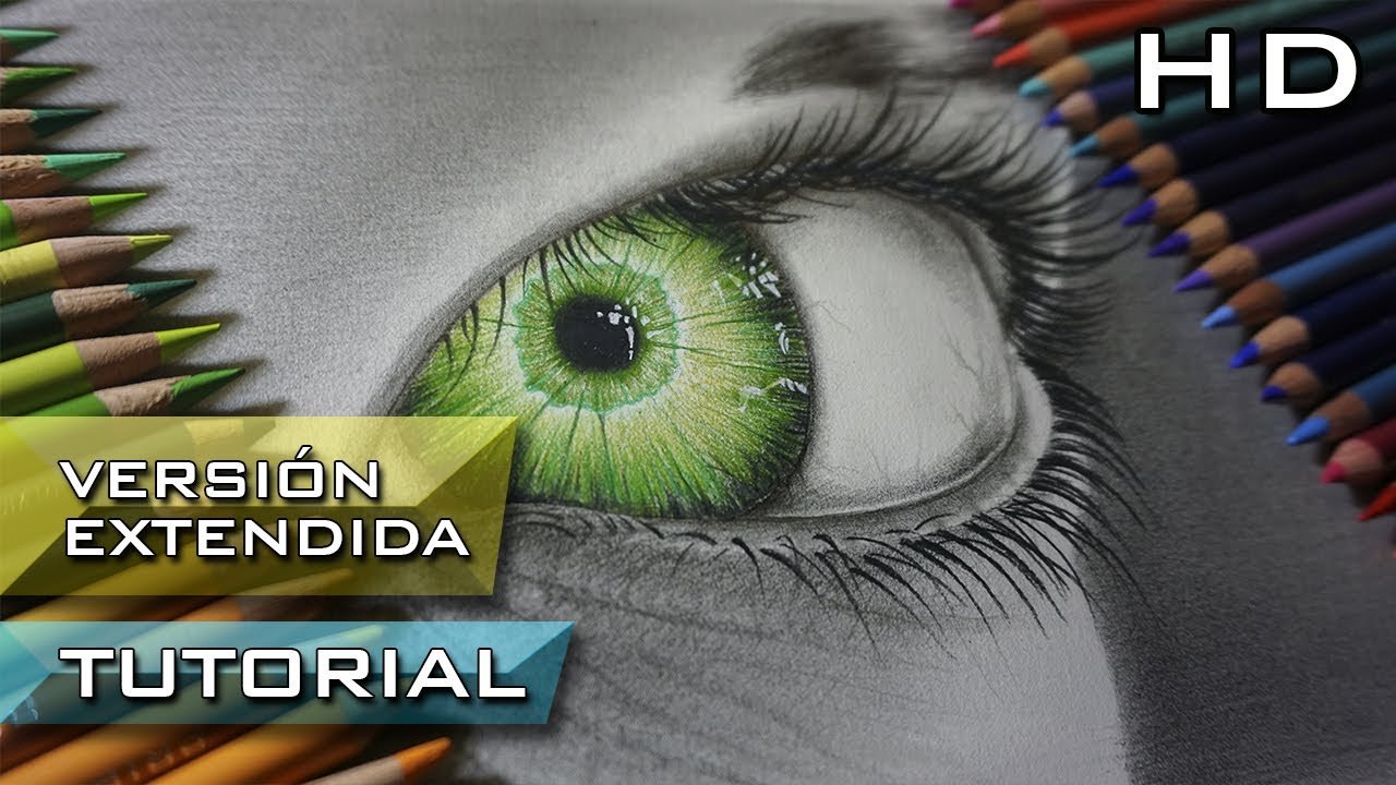 Cómo Dibujar Un Ojo Realista Con Lápices De Colores Paso A Paso
