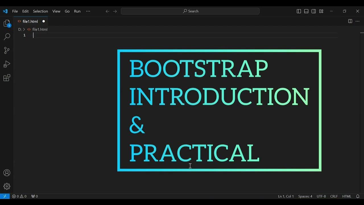 Bootstrap Introduction and Practical I Bootstrap Practice Example I Bootstrap Jumbotron Example ...