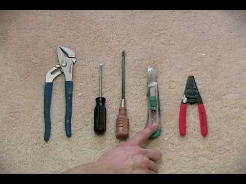 Tools Needed for Light Fixture Installation - YouTube