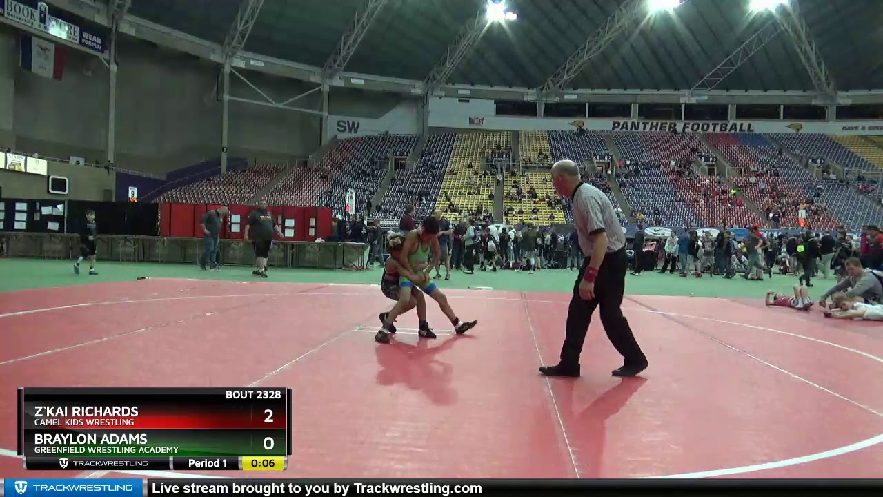 LC 10U 73-75 ZKai Richards Camel Kids Wrestling Vs Braylon Adams ...