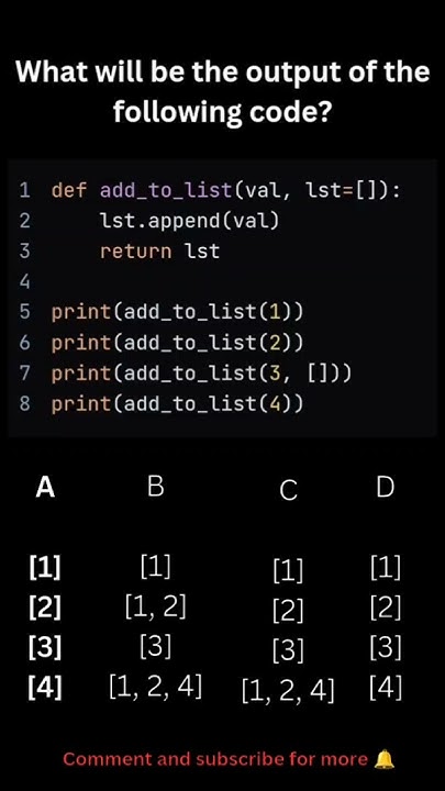 Like and subscribe for daily python quiz #learnpython #coding #maths #music - YouTube
