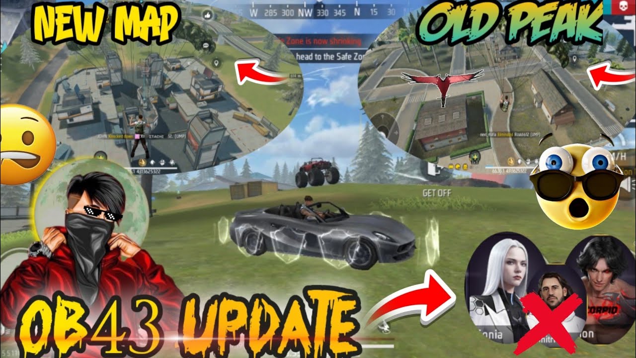 FREE FIRE OB43 UPDATE NEW MAP IN OLD PEAK BACK😱#GARENAFREEFIRE SUMSUNG ...