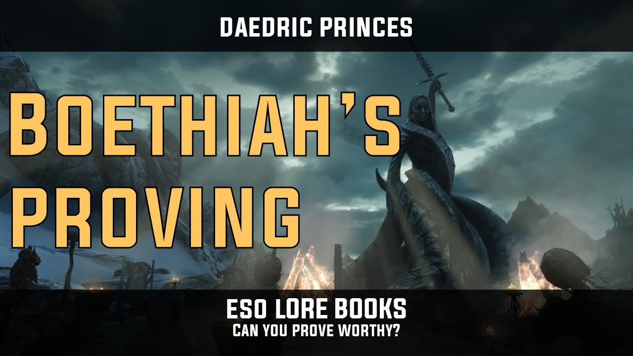Boethiah’s Proving / ESO Lore Books - YouTube