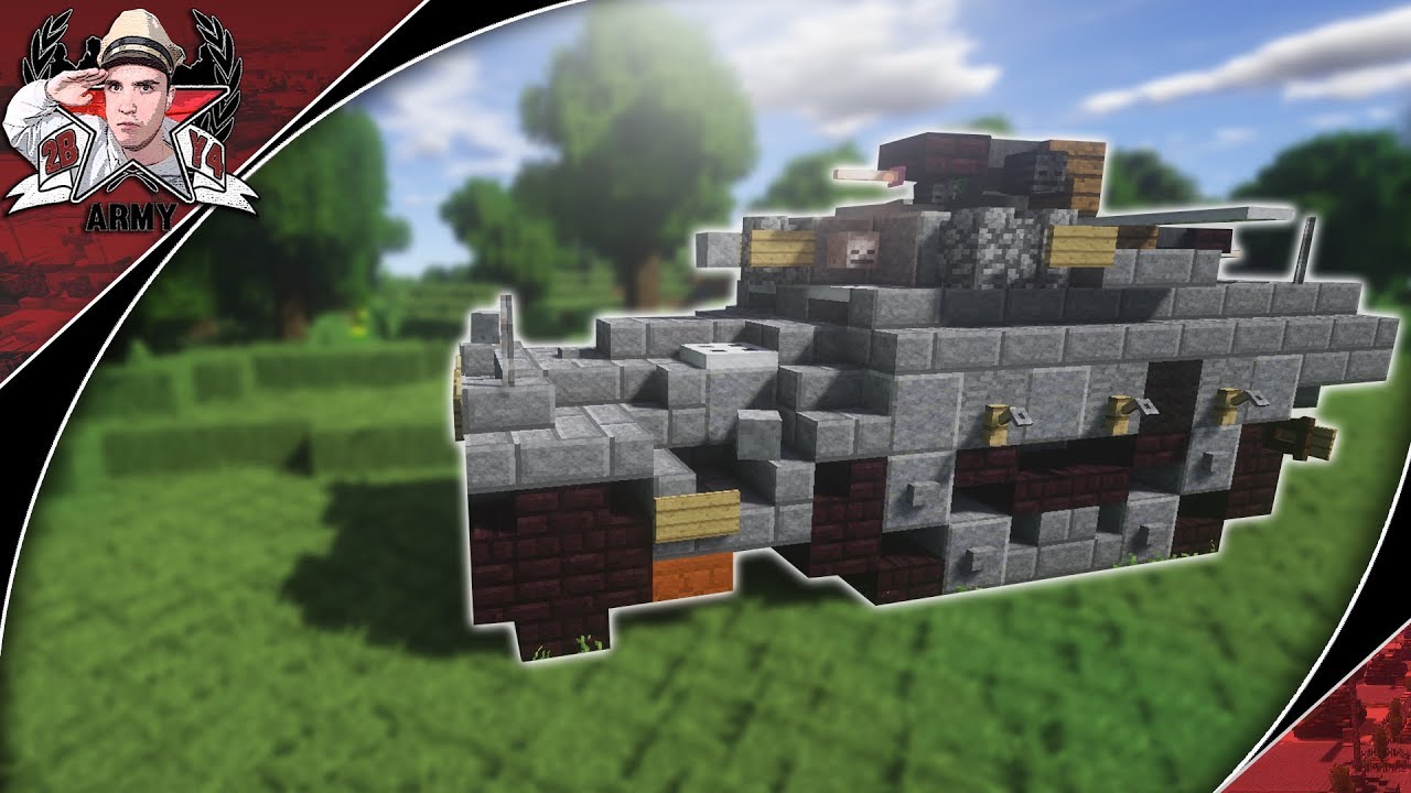 Minecraft: WW2 SdKfz 251/9 Ausf. D | Tank Destroyer Tutorial - YouTube