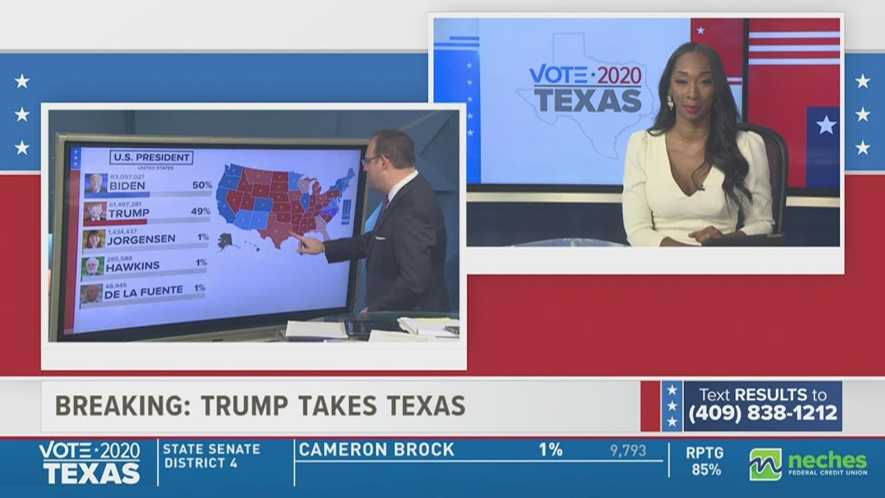 President Trump wins Texas, 38 electoral votes - YouTube