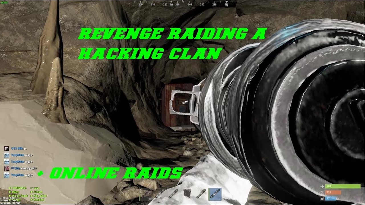 Rust | Revenge Raiding a Hacking Clan + Insane Online Raids - YouTube