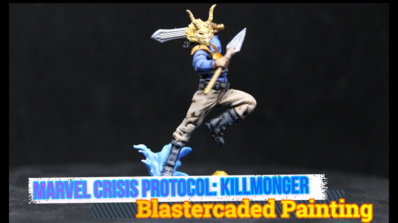How To Paint Marvel Crisis Protocol: Killmonger, Usurper - YouTube