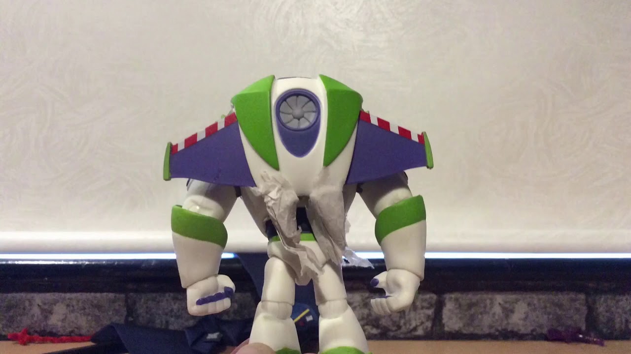Buzz Lightyear Flying Stop Motion Test - YouTube