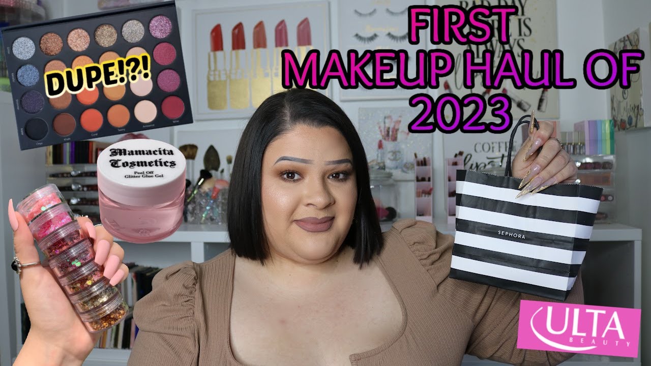 FIRST HUGE MAKEUP HAUL OF 2023 🛍 SEPHORA, ULTA, MARSHALLS FINDS ...