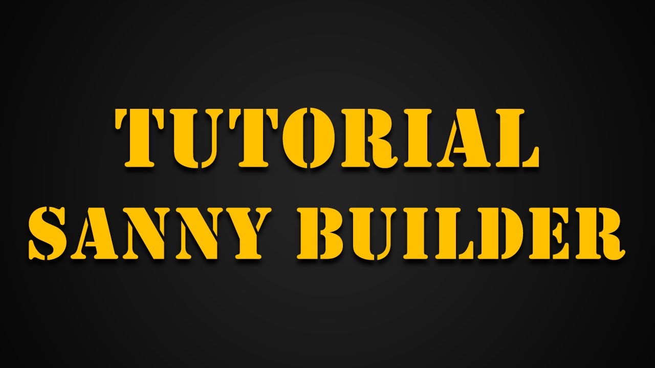 Tutorial Sanny builder | Cum sa faci un mod CMD. - YouTube