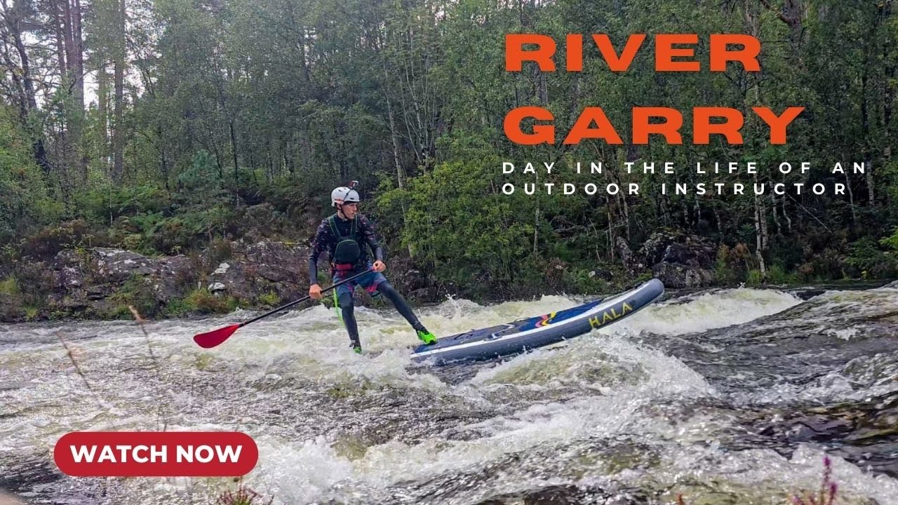 River Garry White Water SUP - YouTube