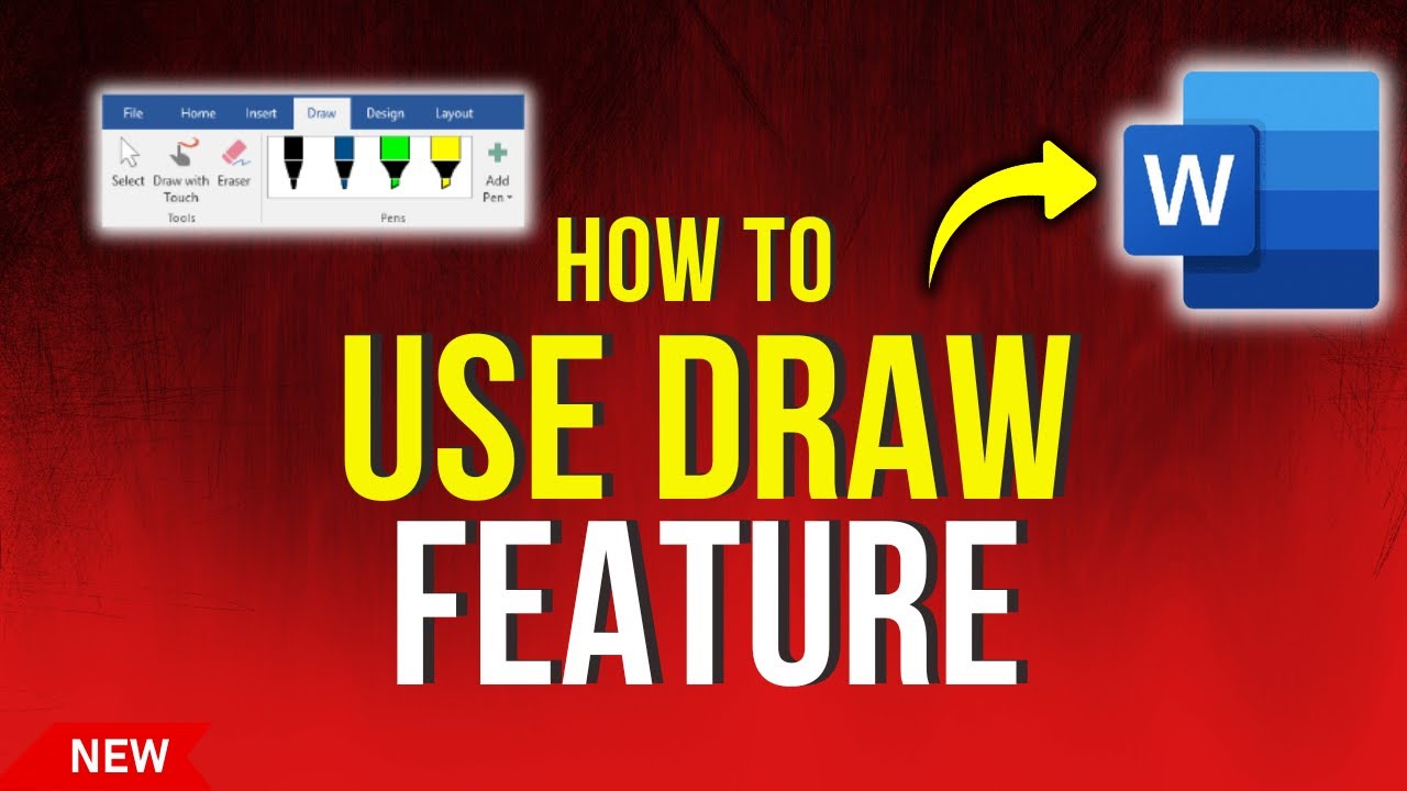 How to Use the Draw Tool in Microsoft Word Like a Pro! - YouTube