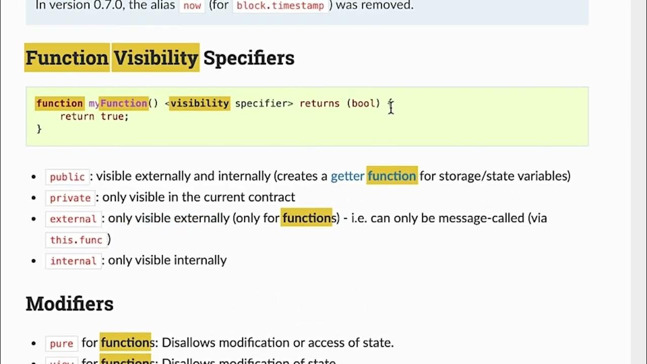 Solidity Contracts and Basic Functions: Greeting Contract - YouTube