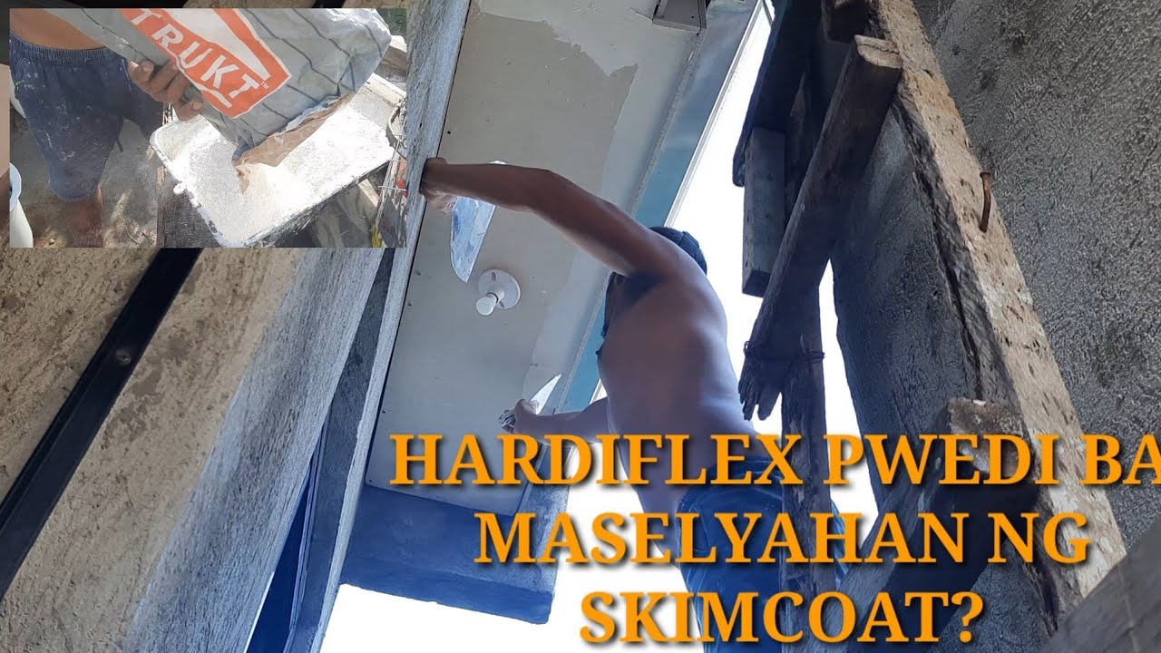 SKIMCOAT PWEDI BA SA HARDIFLEX? - YouTube