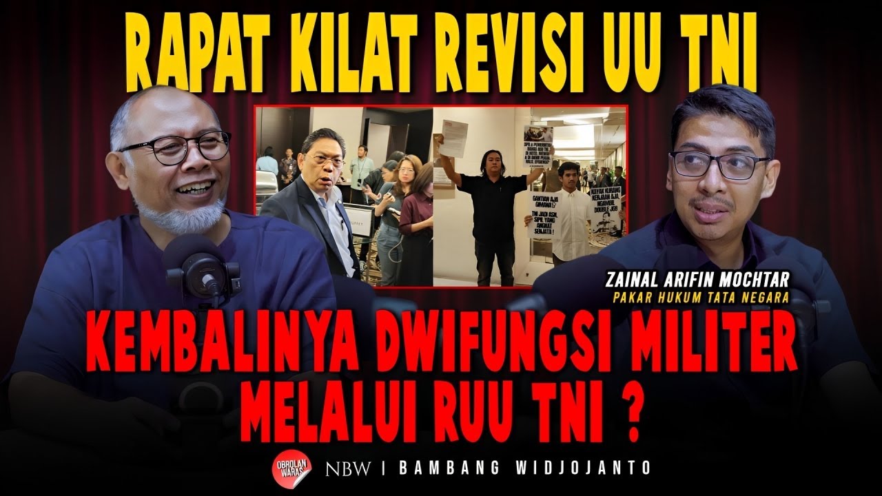 RAPAT KILAT REVISI UU TNI, KEMBALINYA DWIFUNGSI MILITER MELALUI RUU TNI ...