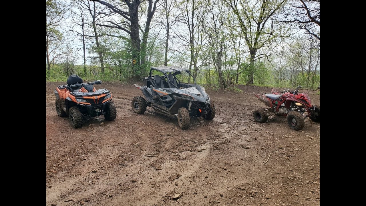 Riding the Snake Creek ATV Trail after days of rain. - YouTube