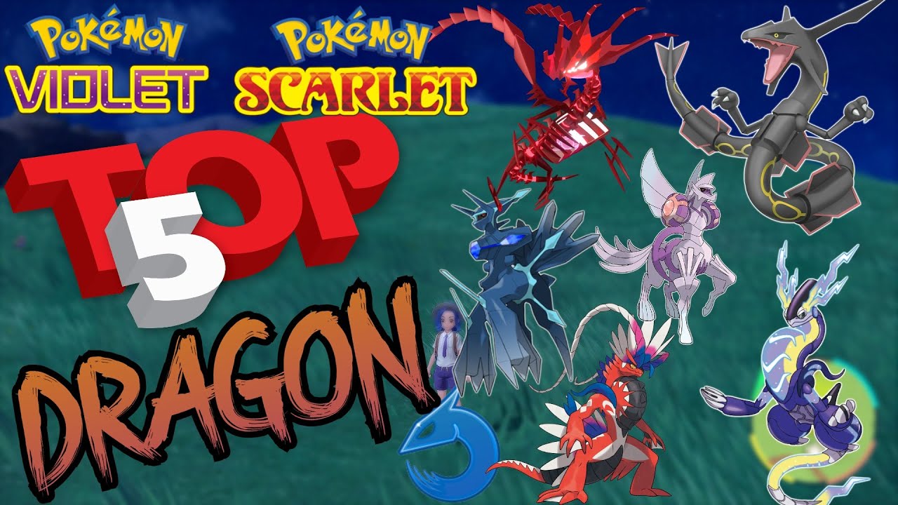 Top 5 Dragon Type Pokemon On [Pokemon Scarlet and Violet] - YouTube