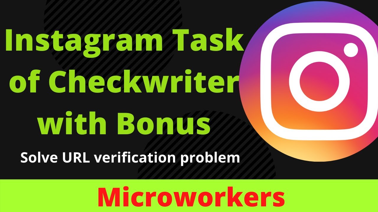 Instagram Job | Microworkers Instagram Task | Earn online from ...