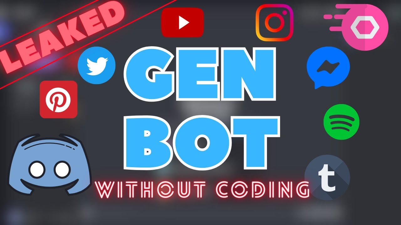 How To Make A All In One Gen Bot Without Coding Youtube
