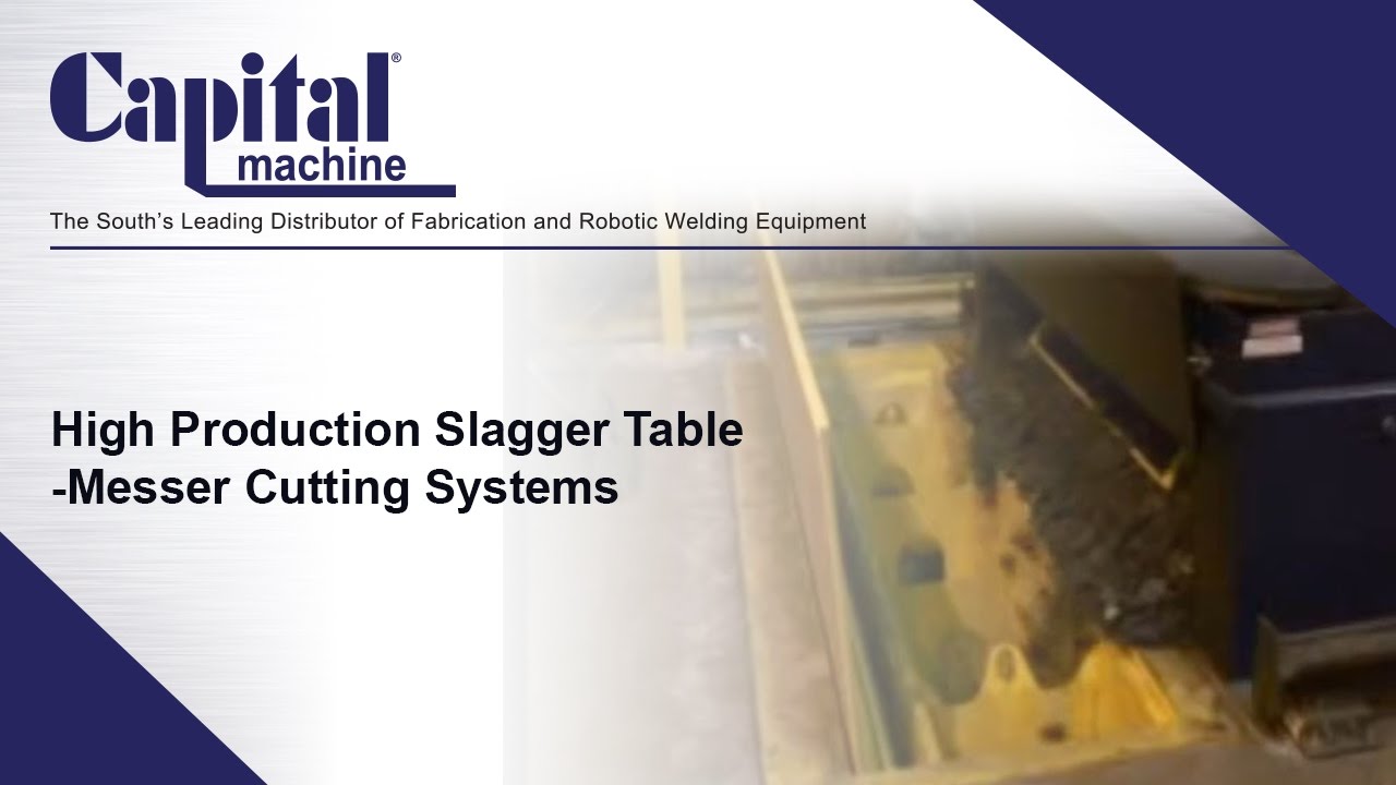Slag Removal using a SLAGGER from Messer Cutting Systems - YouTube