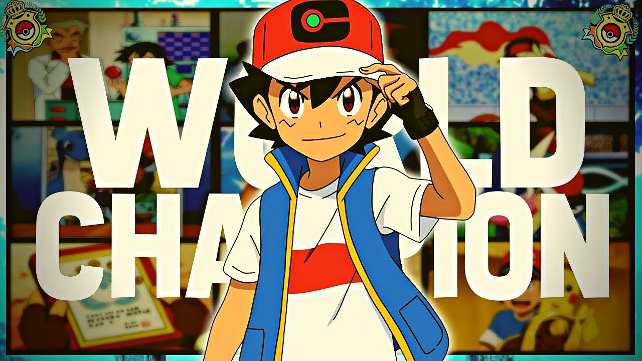 Ash becomes world champion [AMV] | Ash vs leon [AMV] | pokemon theme ...