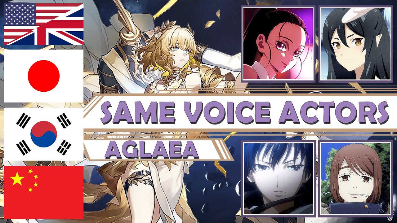 Honkai: Star Rail - Aglaea ALL Language Voice Actors, Same Anime & Game ...