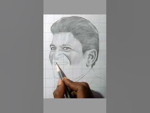 How to draw puneeth Rajkumar | Arun Art world #shorts #puneethrajkumar ...