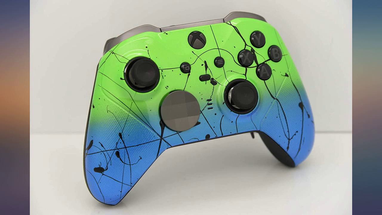 Custom Elite 2 Controller for Xbox One (Orange & Yellow Fade W//Black ...