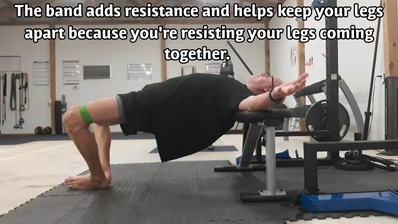 Louisiana Personal Trainer- Mini Band Frog Hip Thrust - YouTube