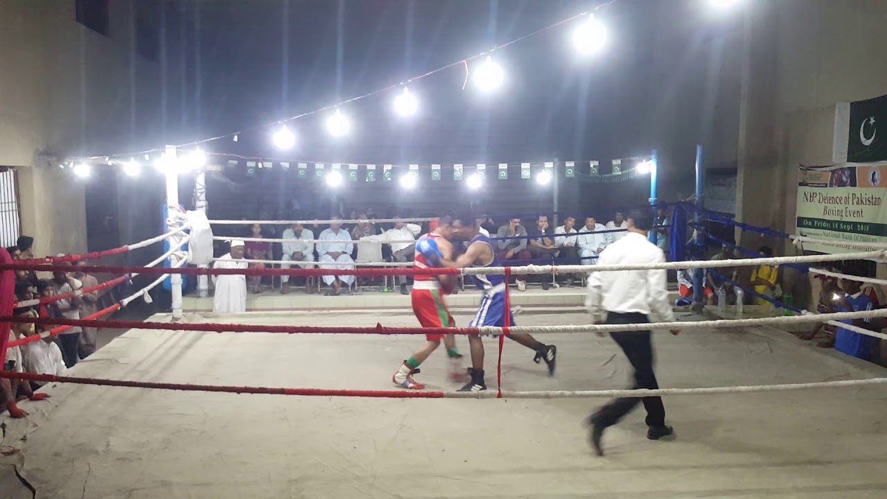 Pakistan boxing club red corner Ahmad afridi fight won the fight - YouTube