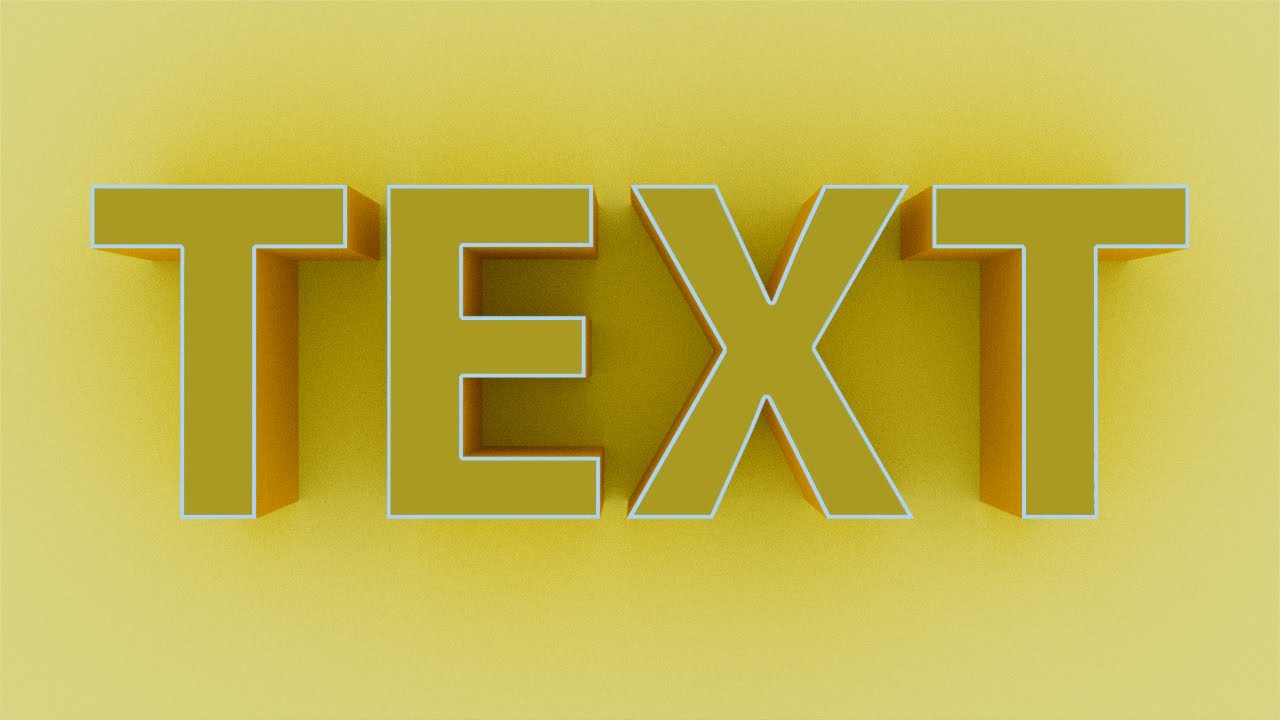 How To Make 3D Text In Photoshop YouTube how-to-make-3d-text-in-photoshop-youtube