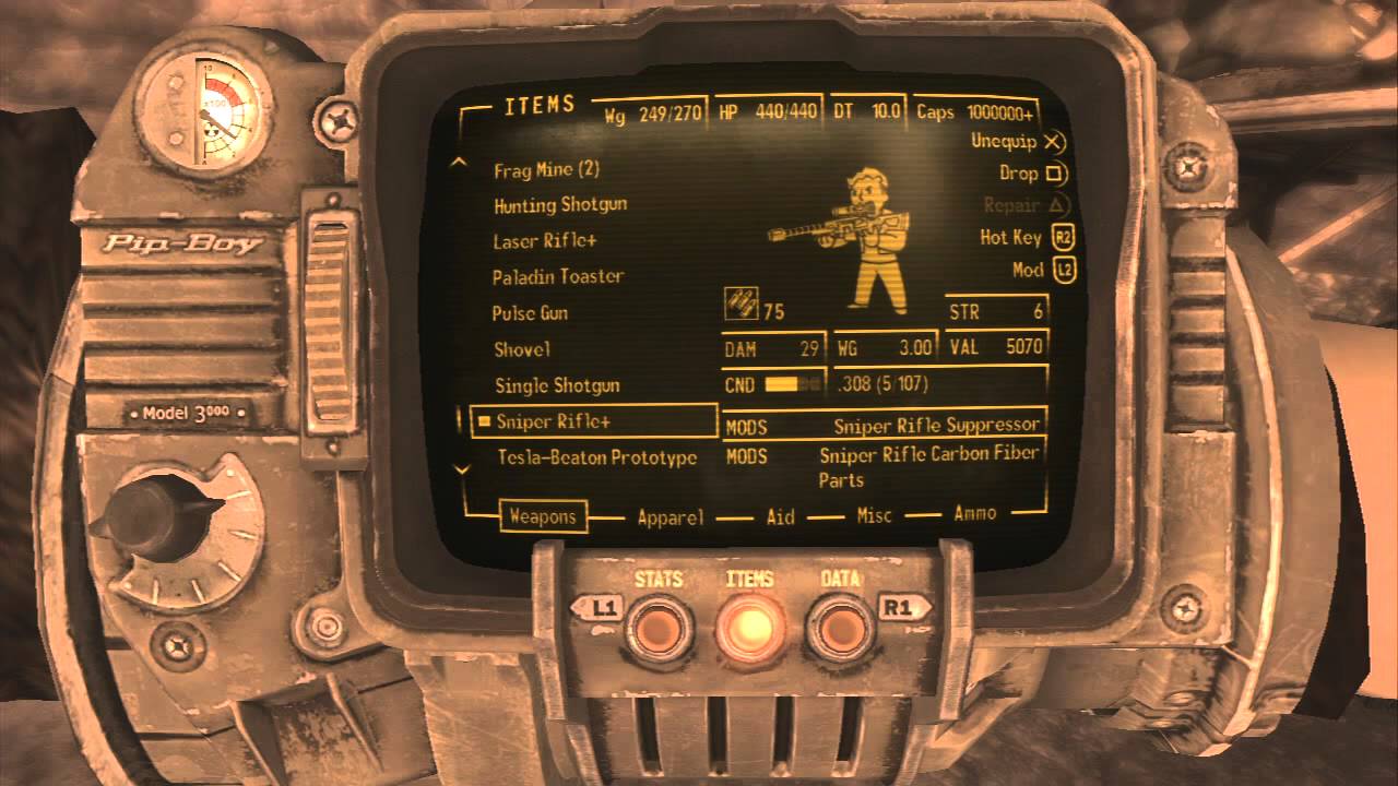 Fallout NV - sniping in Nelson - YouTube