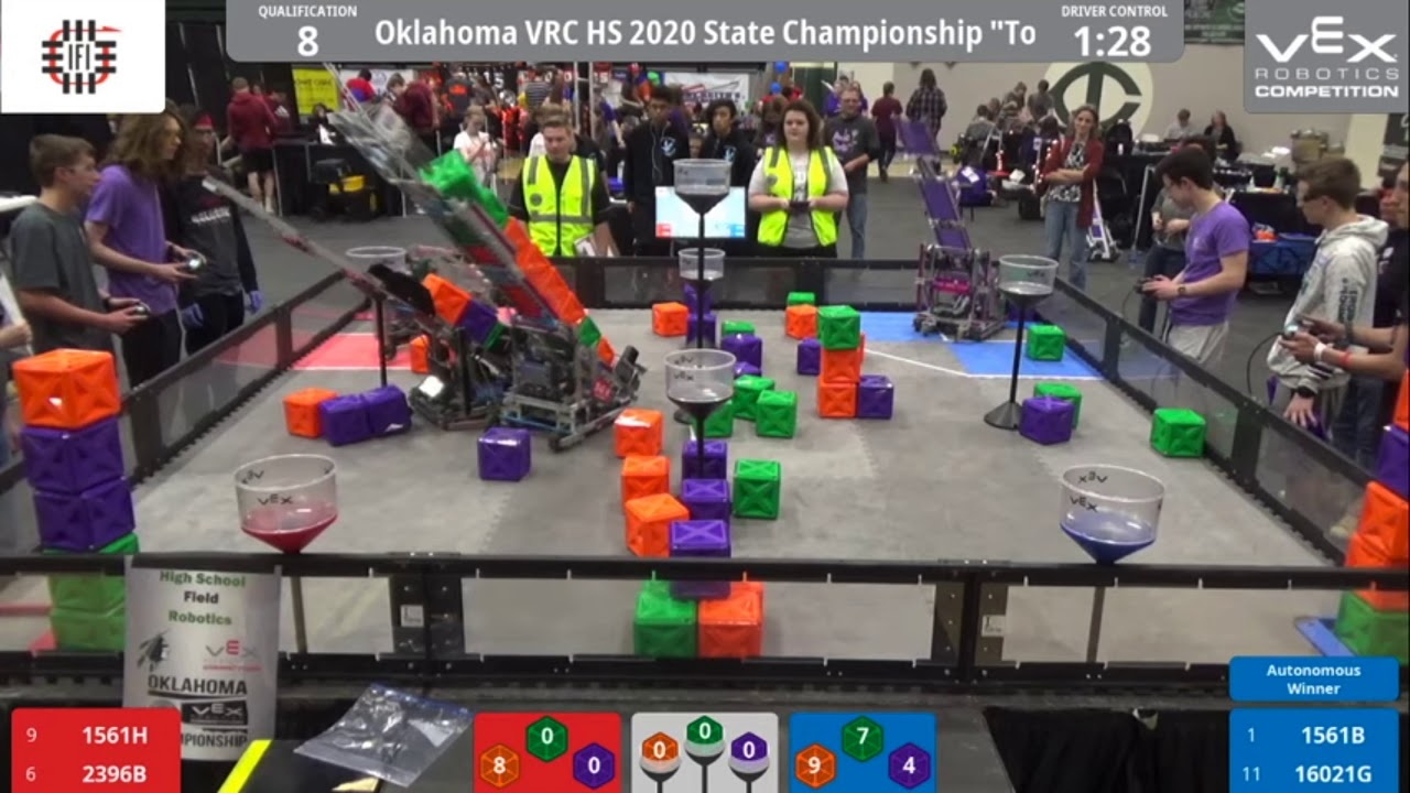 1561H VEX Tower Takeover Oklahoma State Q8 - YouTube