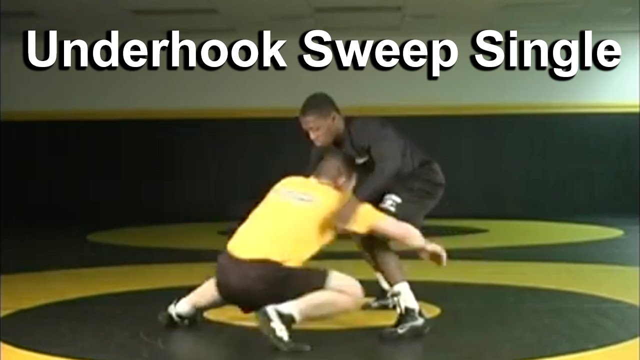Underhook Sweep Single - Cary Kolat Wrestling Moves - YouTube