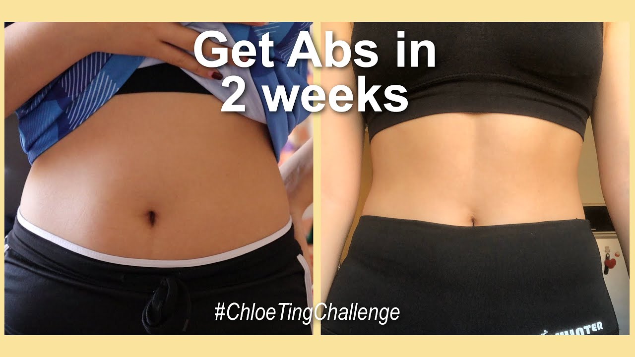 Get abs in 2 weeks, Chloe Ting Abs challenge | palm thana - YouTube