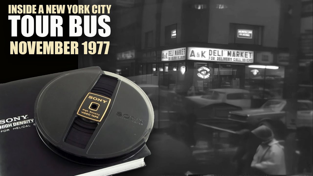 Inside a New York City Tour Bus in 1977 - YouTube