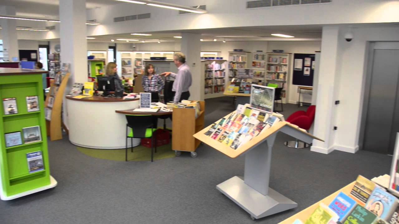New library and community centre - YouTube