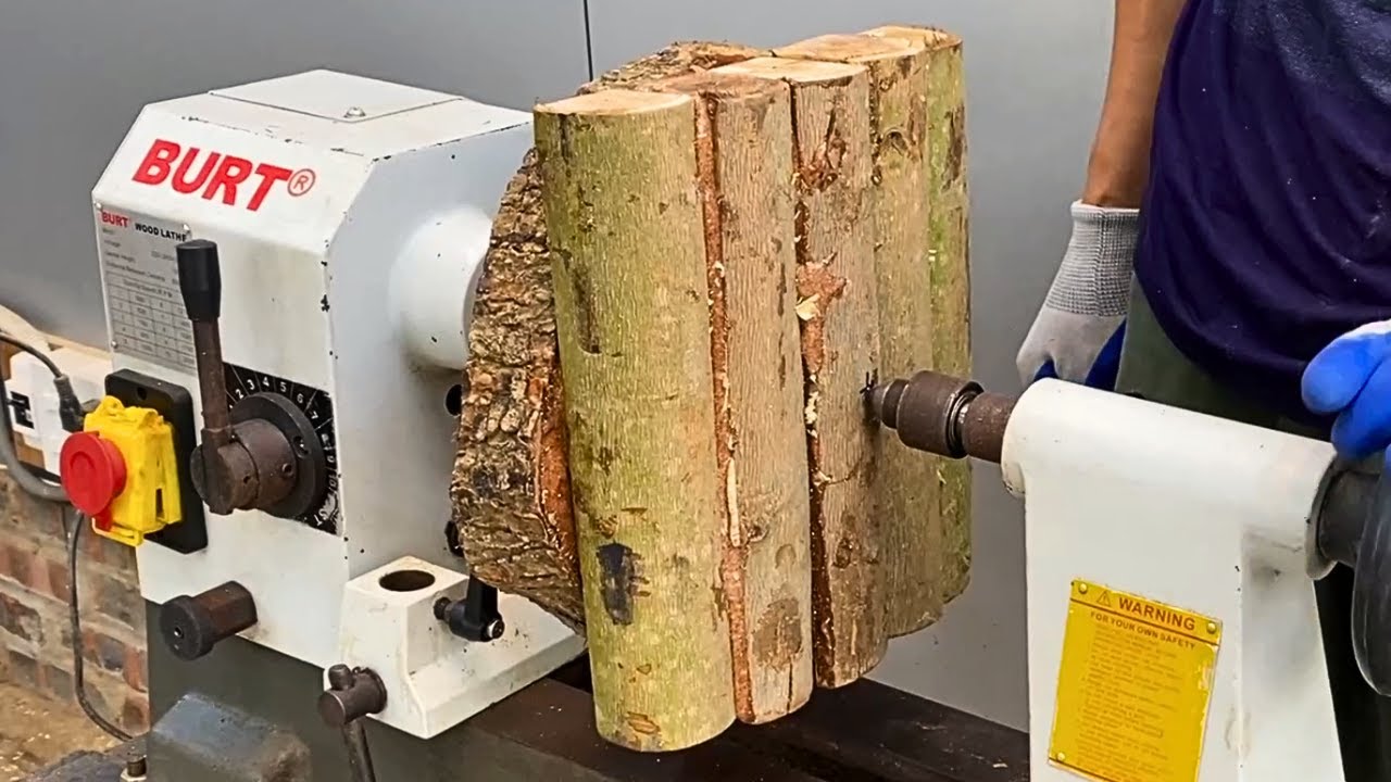 Woodturning // The Best Turner Works At Full Capacity // The Skill Of A ...