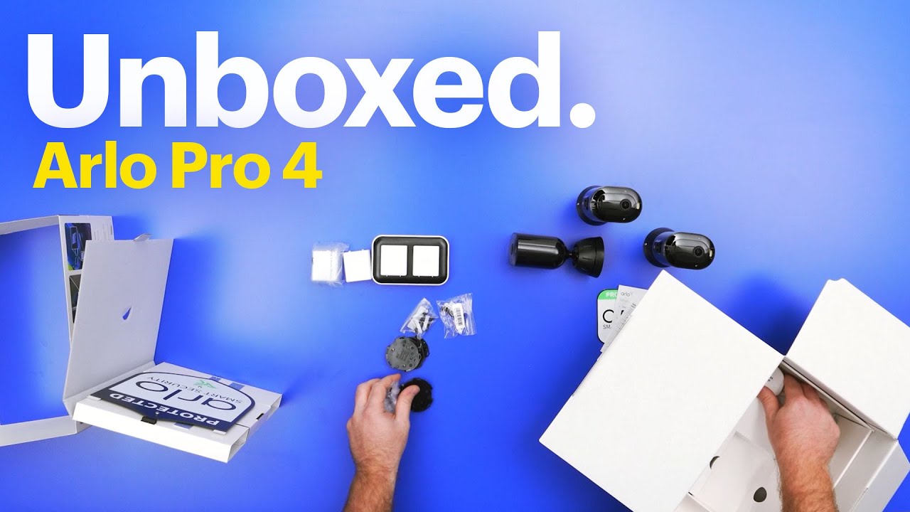 Unboxed: Arlo Pro 4 Spotlight Security Bundle - YouTube